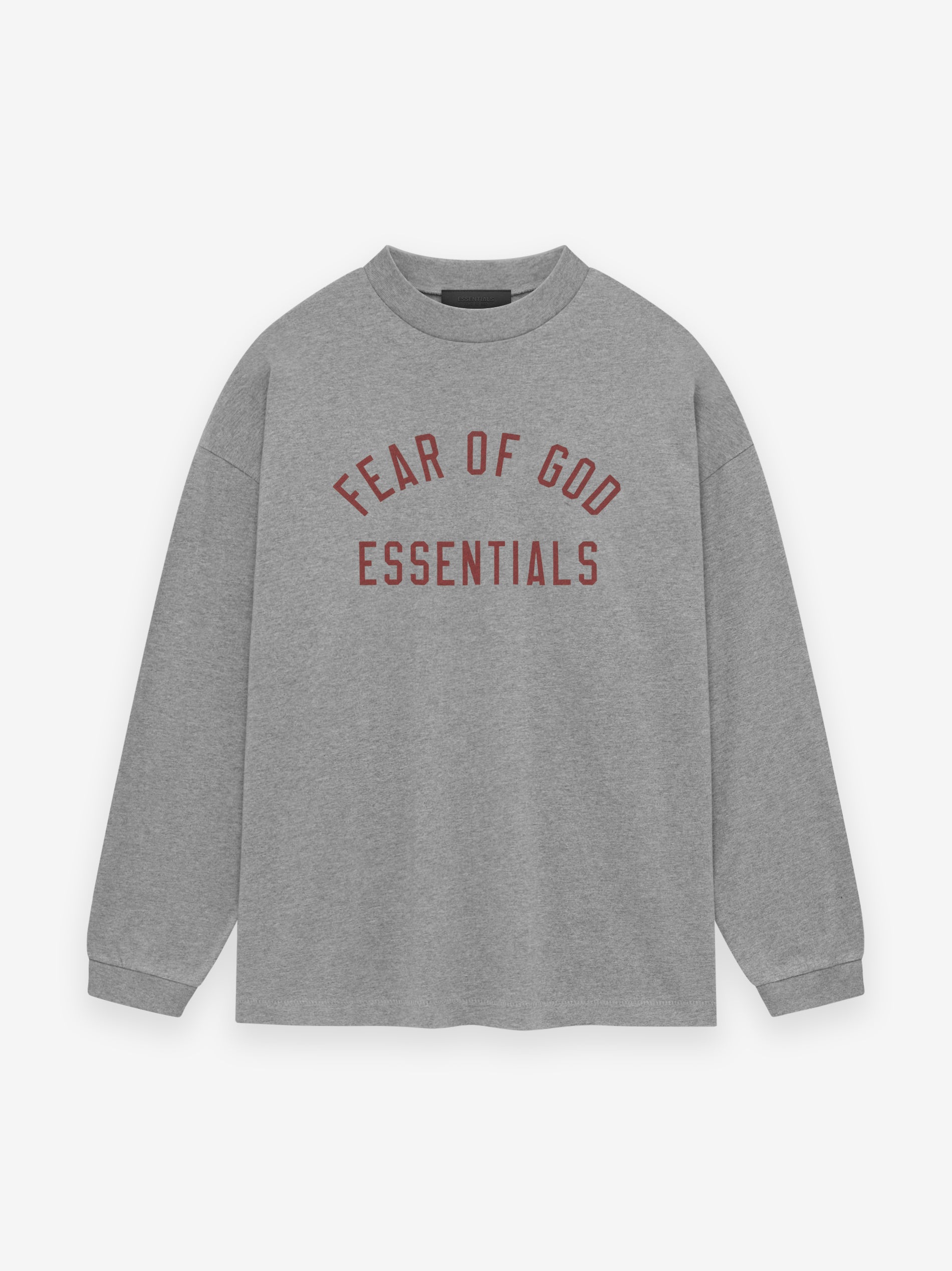 Jersey Long Sleeve Tee - Dark Heather | ESSENTIALS | Fear of God