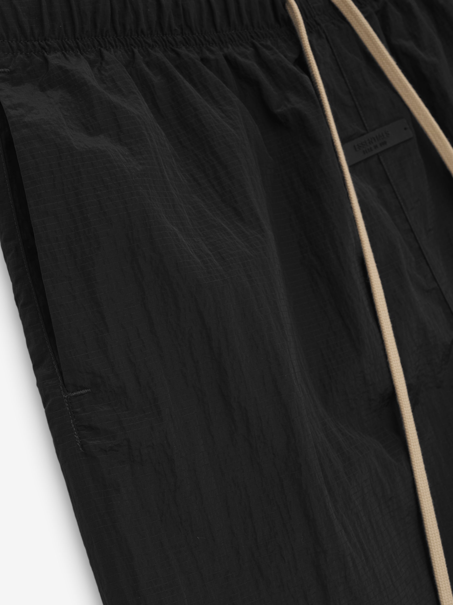 Womens Ripstop Running Short - Black | Fear of God ESSENTIALS | Fear of God