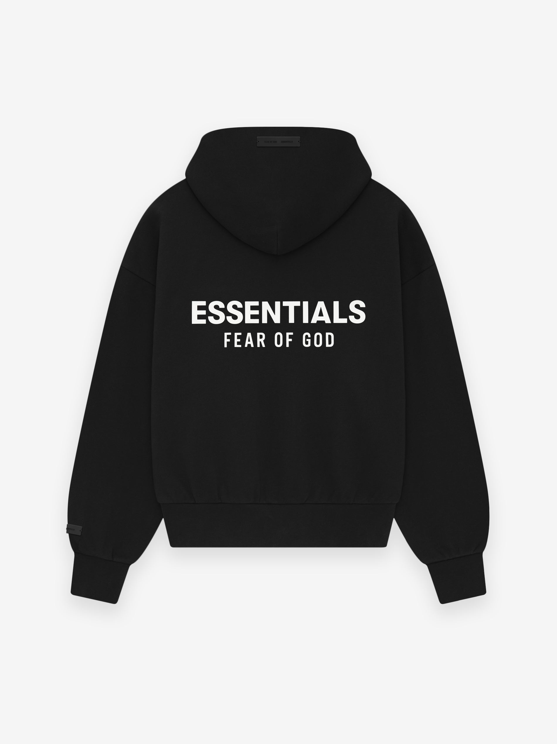 Classic Hoodie in Jet Black | Fear of God ESSENTIALS | Fear of God