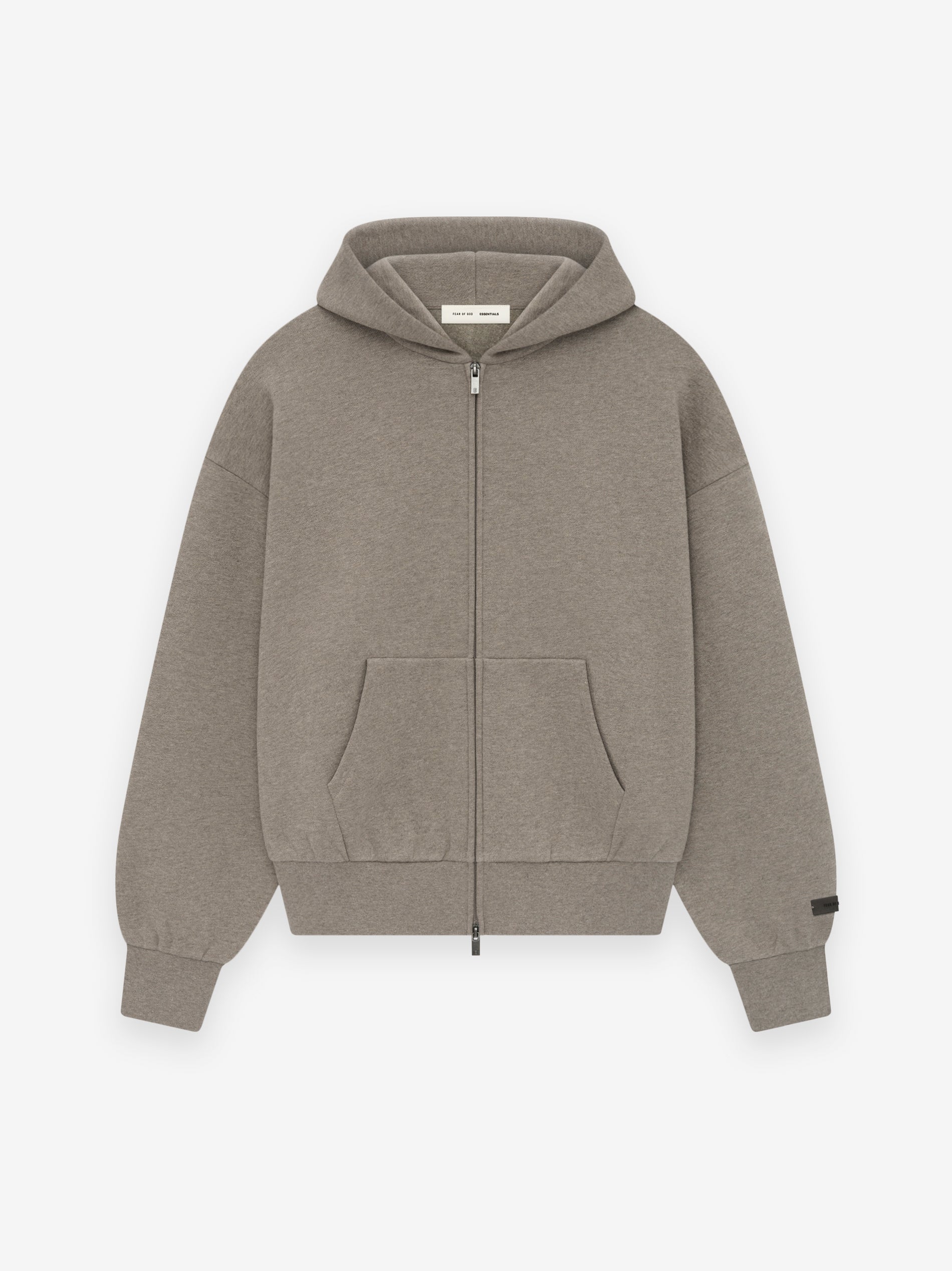 Classic Full Zip-Up Hoodie in Homestead Heather | Fear of God ...