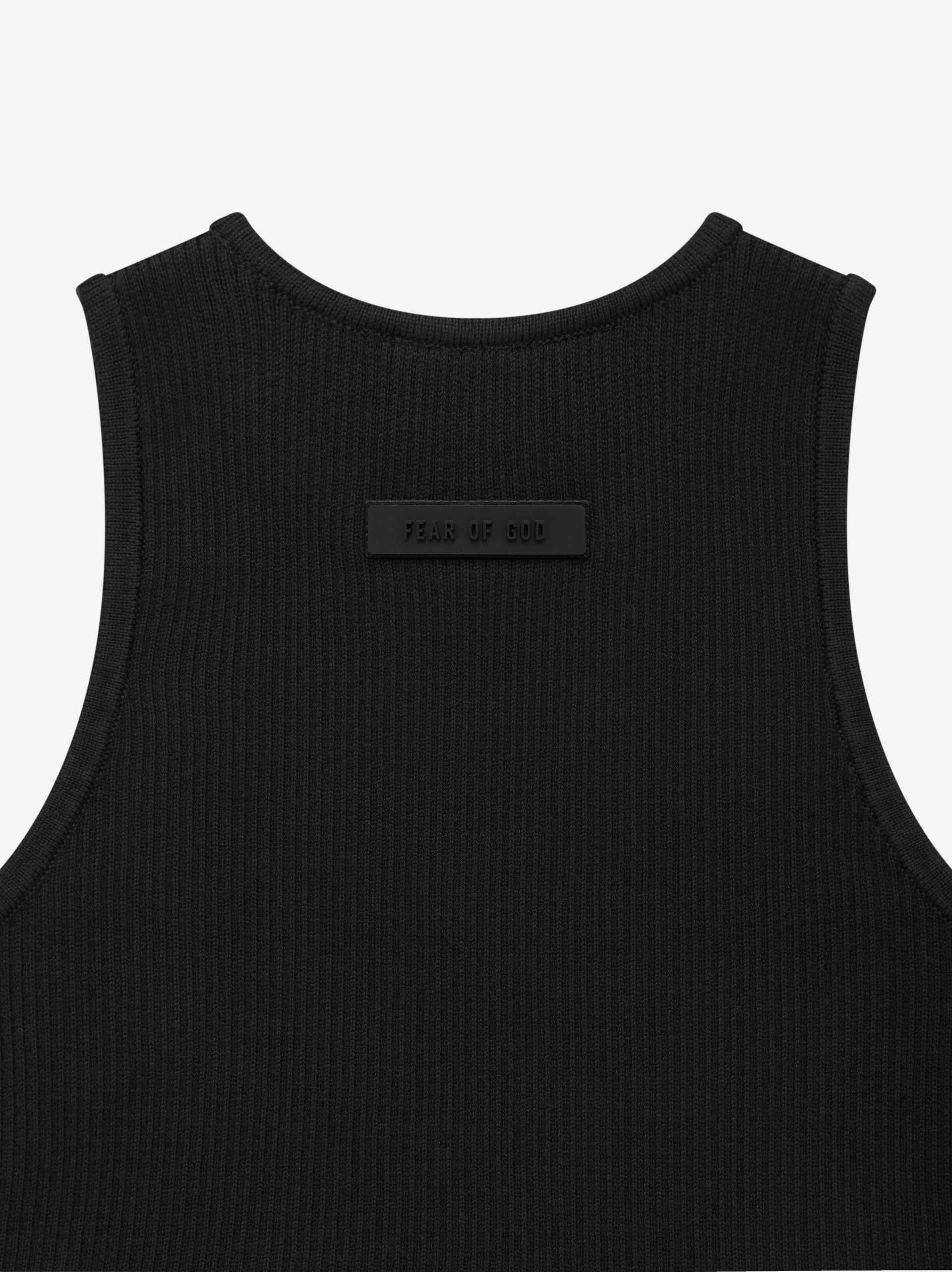 ESSENTIALS Essentials Sport Tank in Jet Black | Fear of God