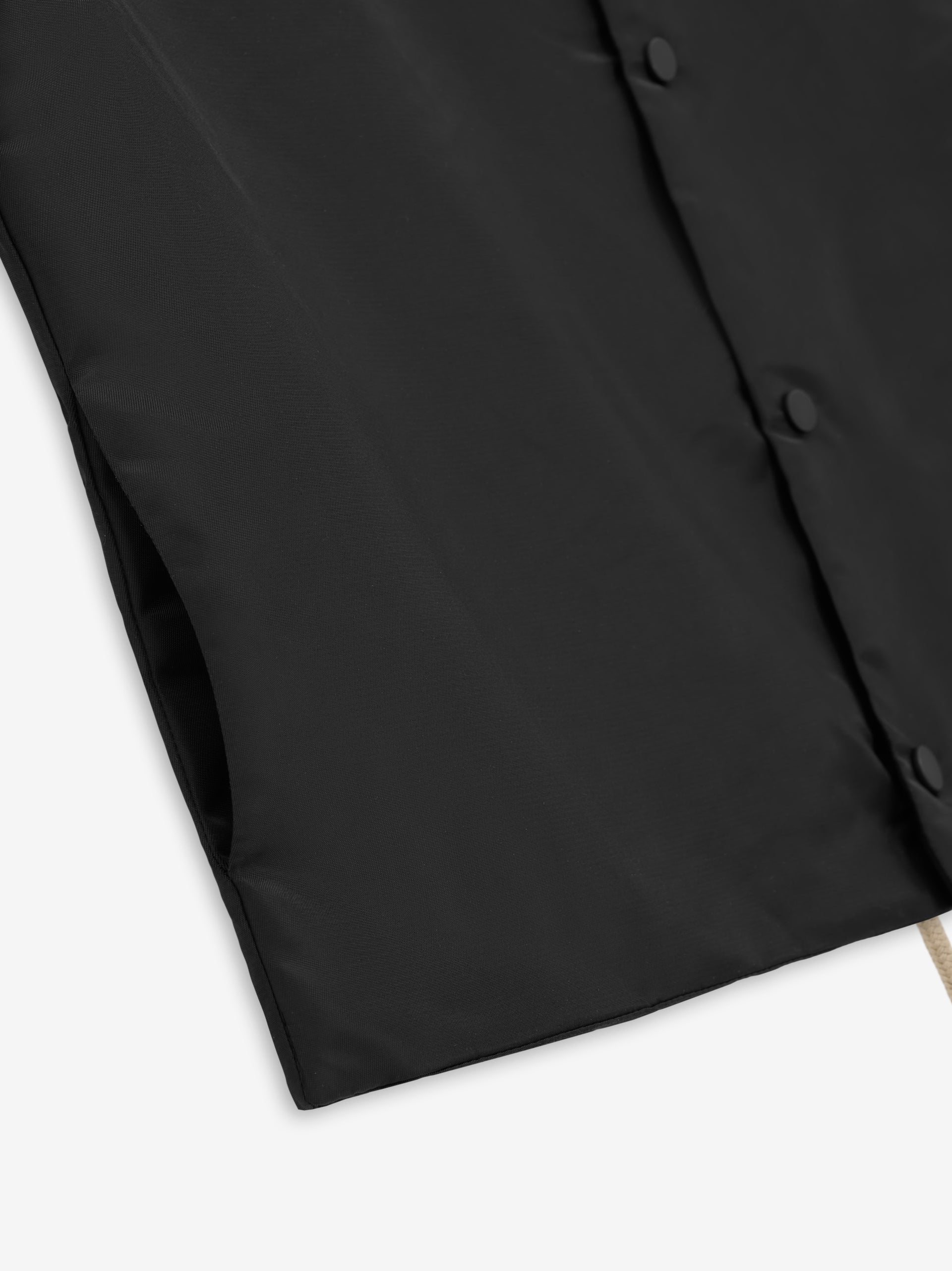 ESSENTIALS Coaches Jacket in Jet Black | Fear of God