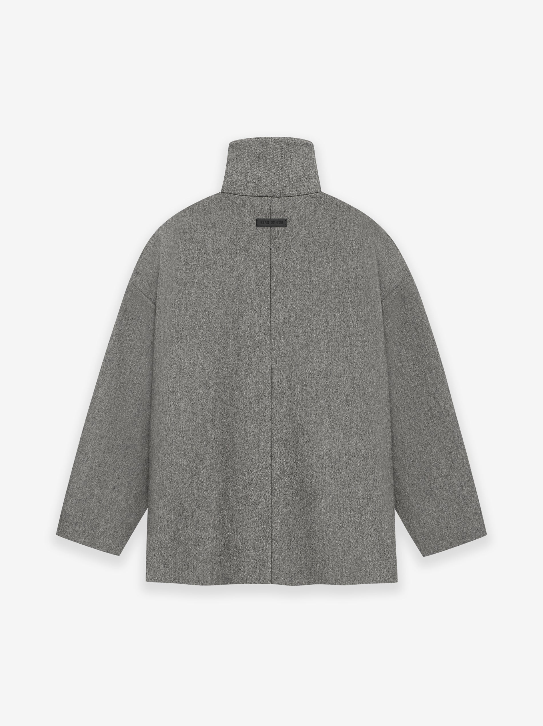 Melange Wool High Neck Jacket | Fear of God