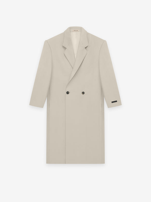 Wool Gabardine Double Breasted Overcoat | Fear of God