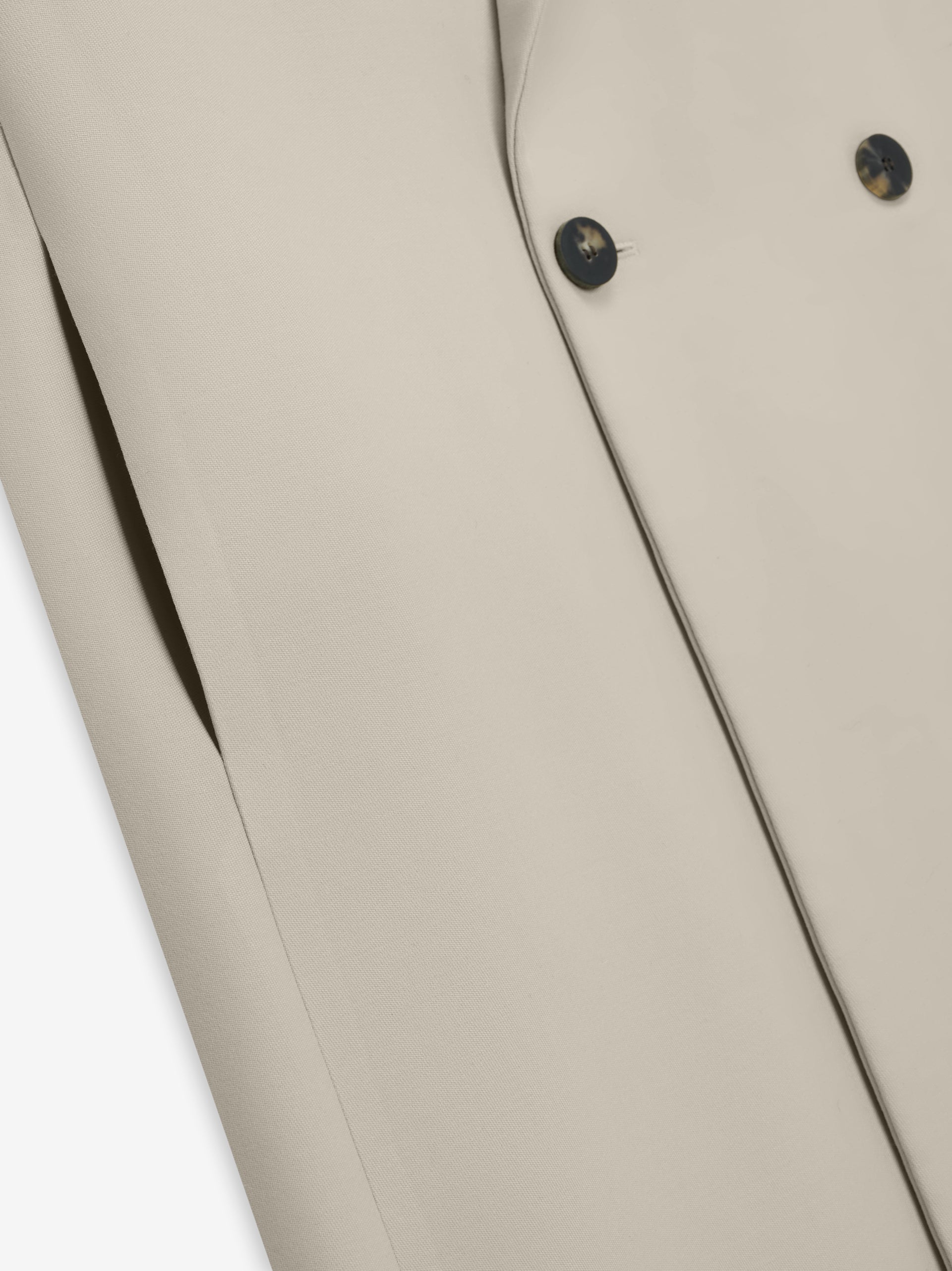 Wool Gabardine Double Breasted Overcoat | Fear of God