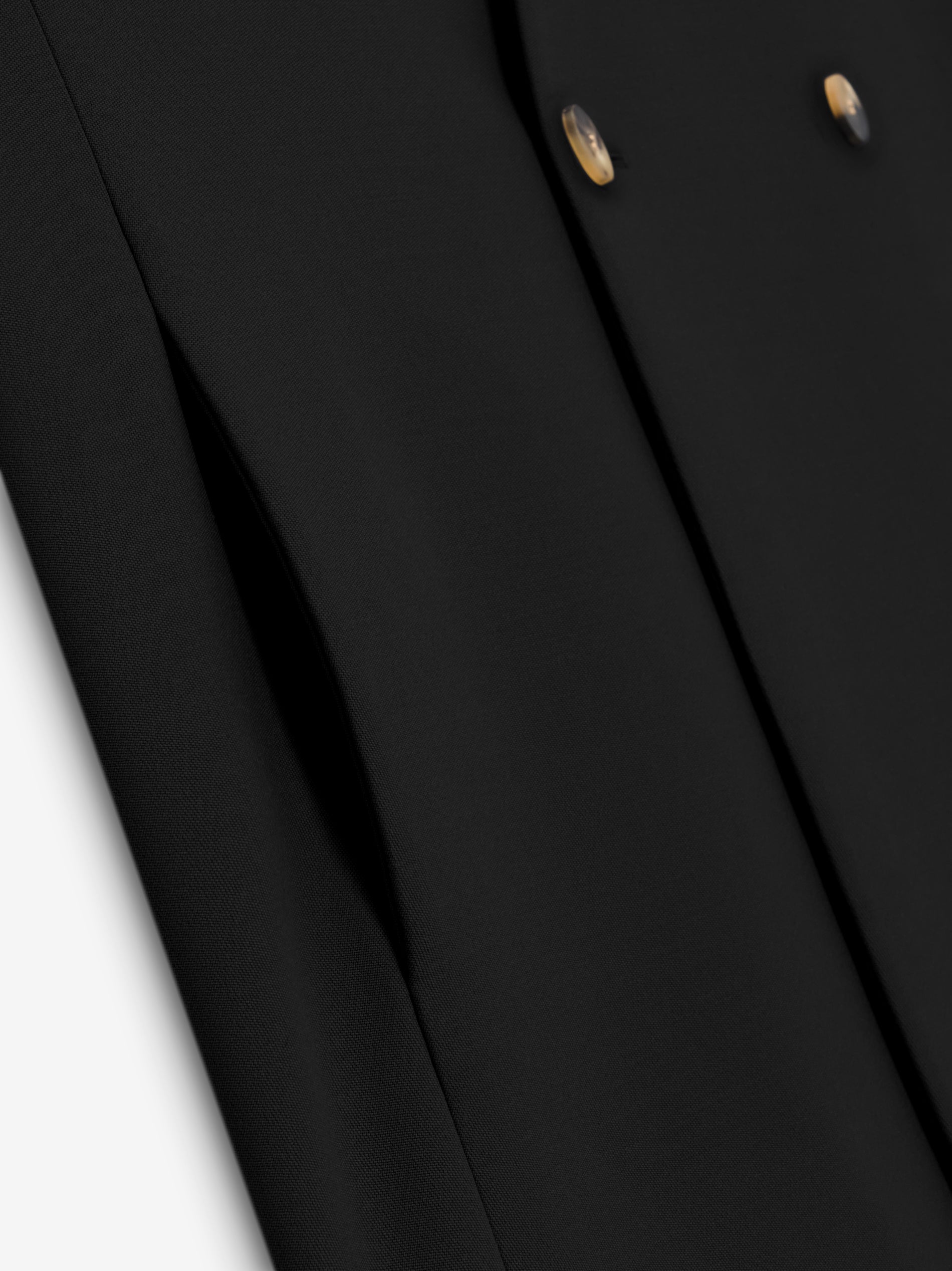 Wool Silk Relaxed Lapelless Blazer | Fear of God